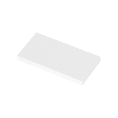 Emperor 500mm White Gloss WC Unit Worktop (500mm x 340mm) | JTPickfords.com