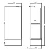 Hudson Reed Fusion Grey Gloss 300mm Base Unit (255mm Deep ...