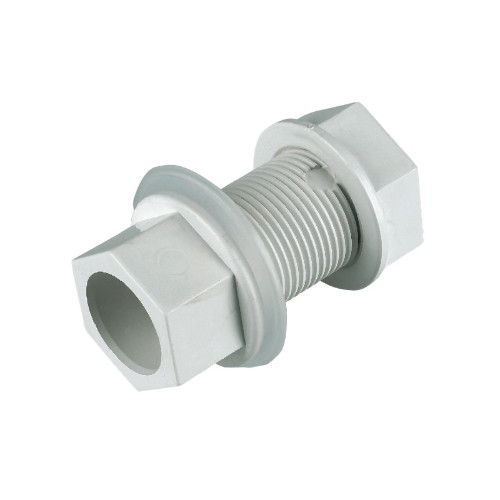 Floplast White Overflow Straight Tank Connector 21.5mm OS14 ...