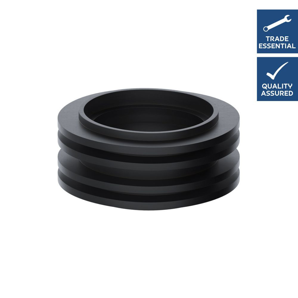 Viva Sanitary Internal Flush Cone (Black) | JTPickfords.com