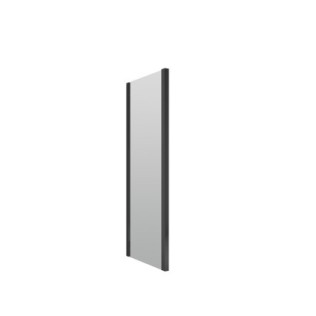 Rene Matt Black 900mm Shower Side Panel | JTPickfords.com