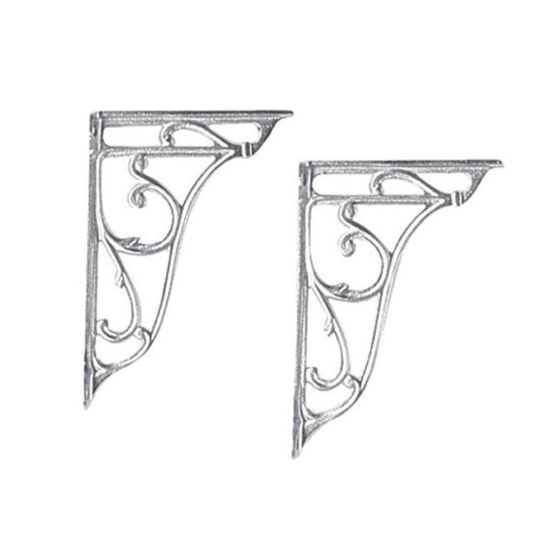 Chrome Ornate Cistern Brackets | JTPickfords.com