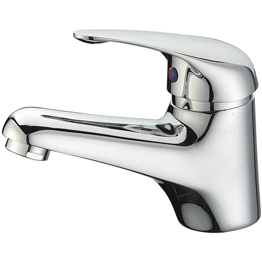 Vault 400mm White Floor Standing Compact Vanity Unit, Basin & Zest Tap ...